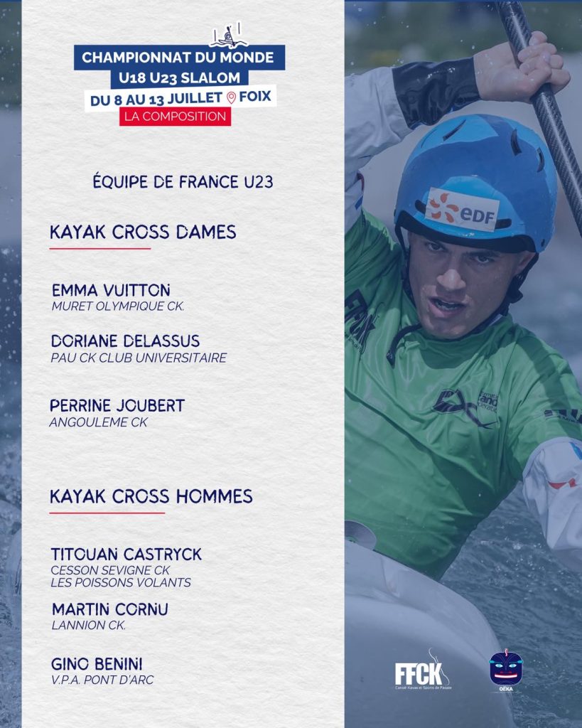 Championnats du Monde de Slalom U18 U23 | FFCK
